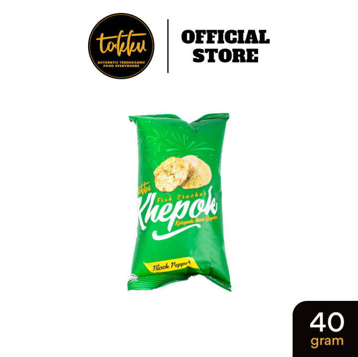 Tokku Leko Keropok Segera (Blackpepper) 40g - Kerepek Ikan Rangup Nikmat & Mesra | Lazada