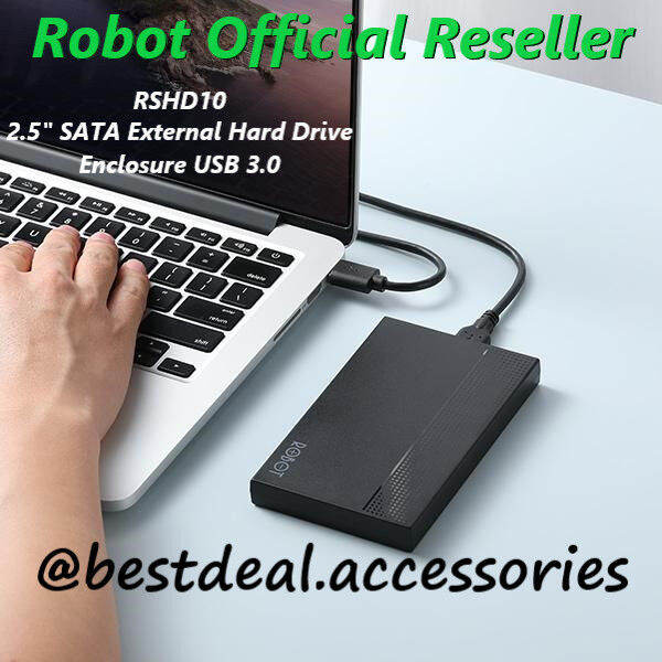 Robot RSHD10 SSD HDD Enclosure 2.5 Inch SATA USB 3.0 External Case ...