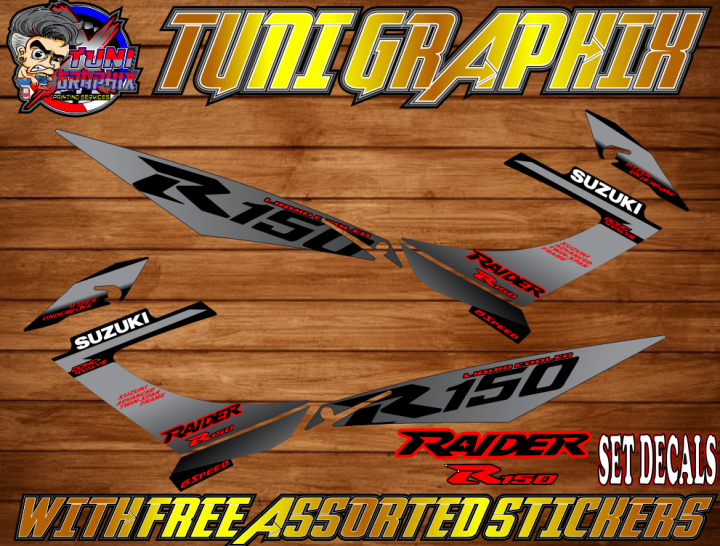 RAIDER 150 CARB LATEST STOCK DECALS 2023 | Lazada PH