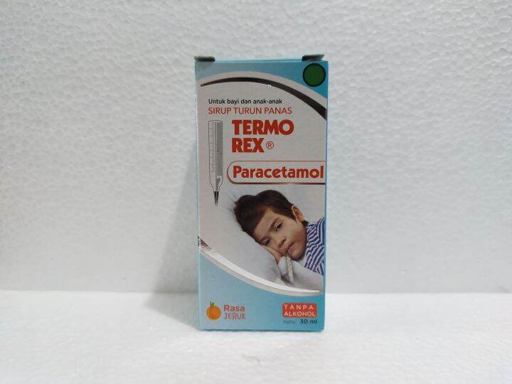 Termorex Paracetamol Rasa Jeruk 30 Ml | Lazada Indonesia