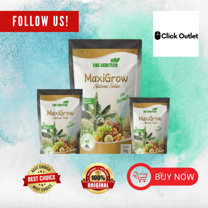 MAXIGROW FOLIAR 1kg CHC Agritech | Organic Fertilizer For Plants ...