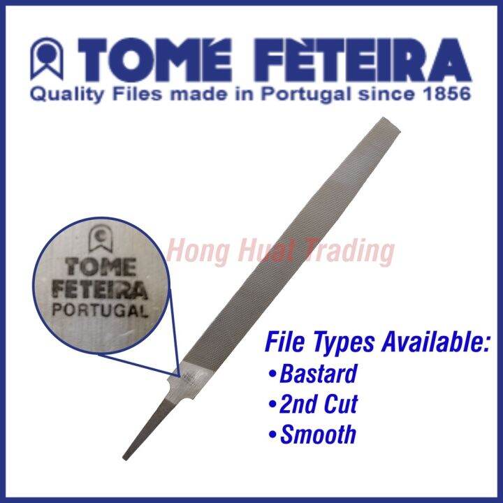 tool 8'' Flat File Tome Feteira Made in Portugal Bastard Cut 2nd Second Smooth | Lazada PH