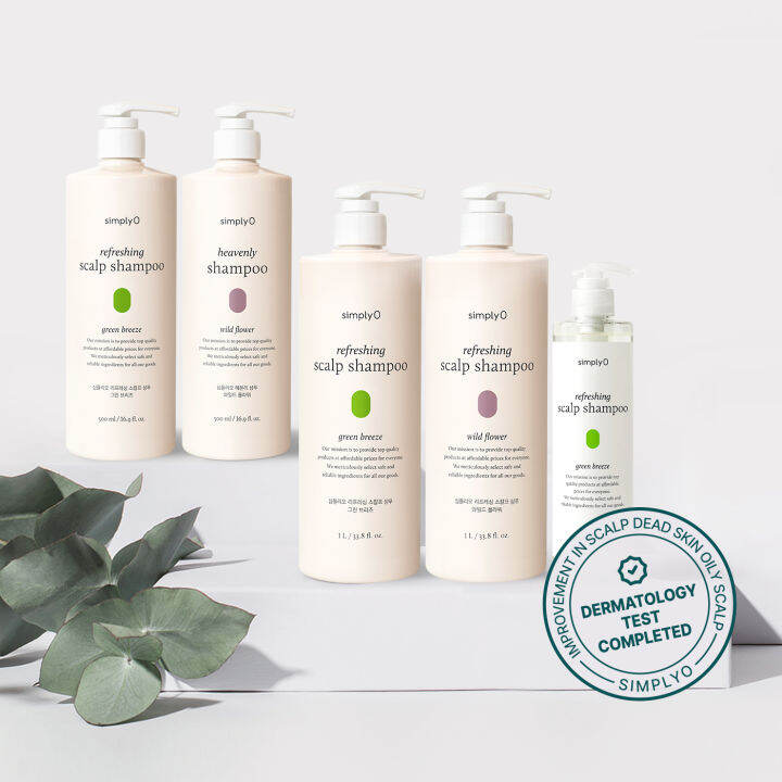 simplyO Refreshing Scalp Shampoo (Green Breeze/Wild Flower) | Lazada