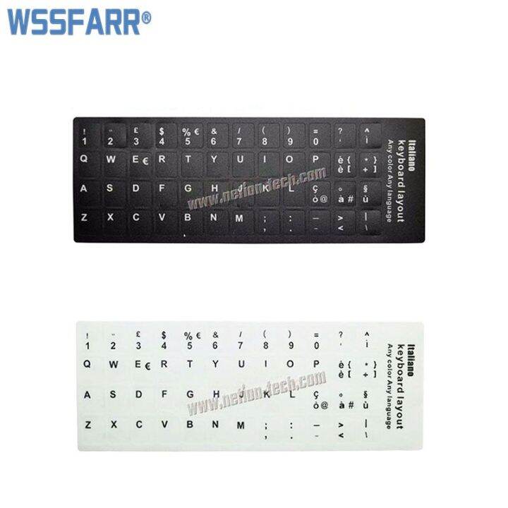 Keypad label sticker Eco-environment Plastic Italian keyboard stickers ...