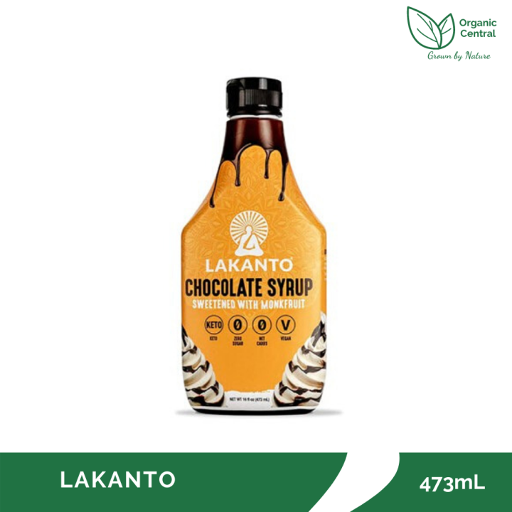 Lakanto Chocolate Syrup Sweetened with Monkfruit 473mL | Lazada PH