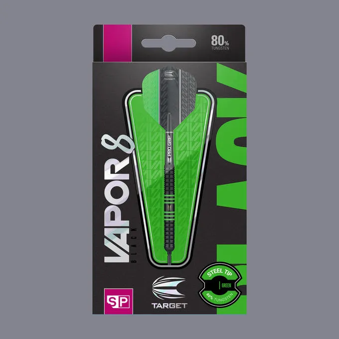 TARGET DARTS VAPOR 8 SP Swiss Point 80% Tungsten 26g Steel Tip Dart ...