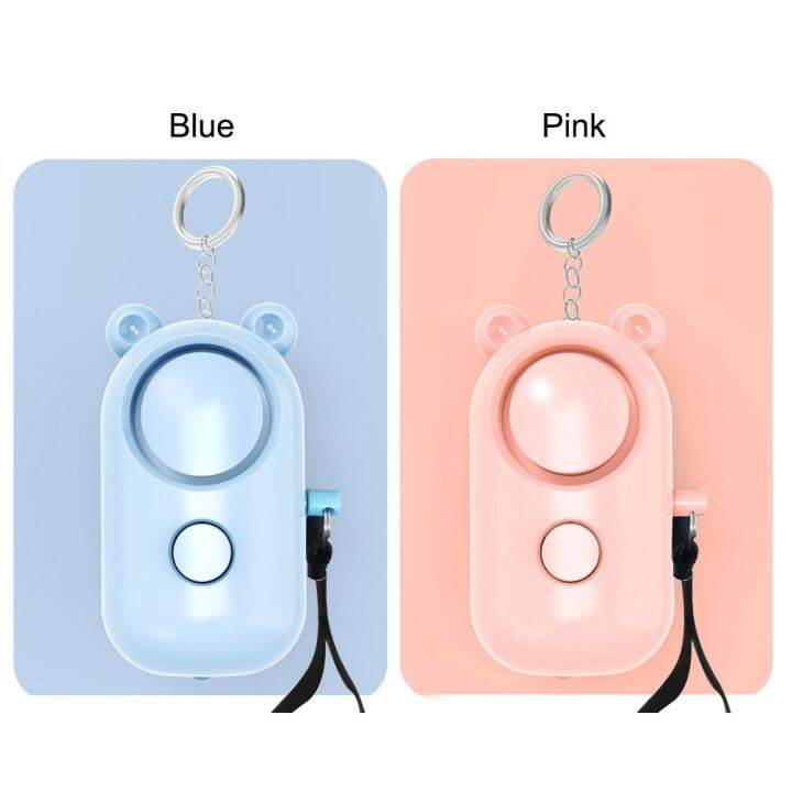 PEACHAN Scream Loud For Children Girl Older Women Anti-Wolf LED Lights Personal Safety Alarms ...