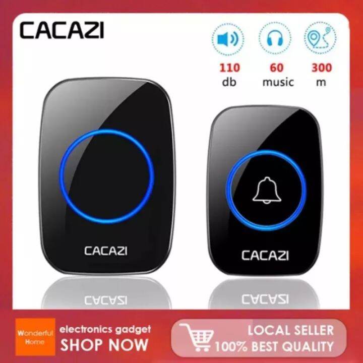 Ang mainit na benta Smart small LED wireless doorbell waterproof 300m ...