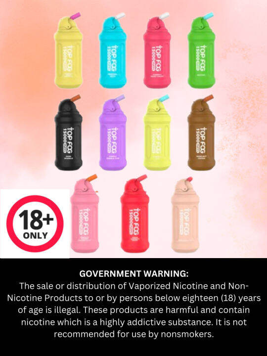 Top Fog Up to 15000 Puffs Disp Pod 15k Disposable Vape | Lazada PH