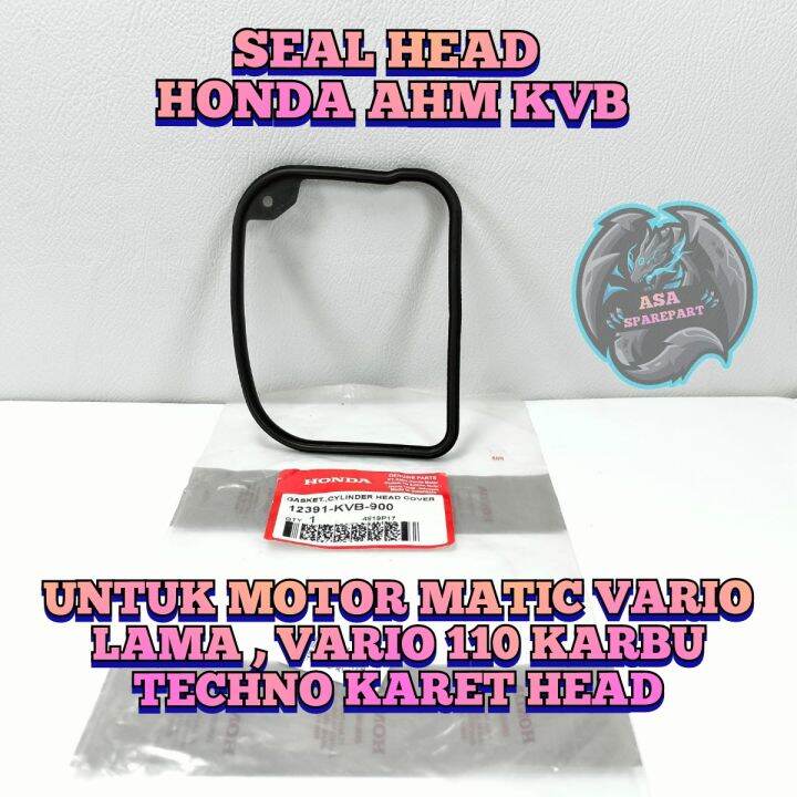 SEAL HEAD ASLI ORIGINAL HONDA AHM KVB UNTUNK TIPE MOTOR MATIC VARIO ...