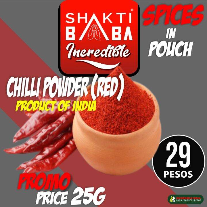 Shakti Baba Chilli Powder (RED)25G | Lazada PH
