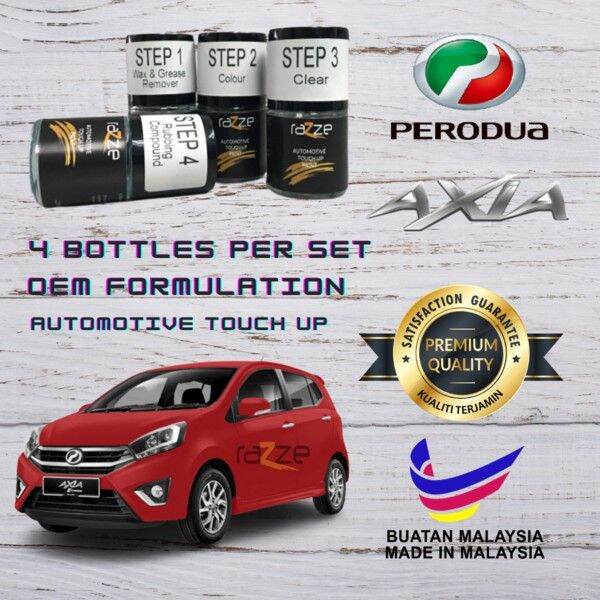 PERODUA AXIA – Touch Up Paint Original Colour Scratch Stone Chip ...