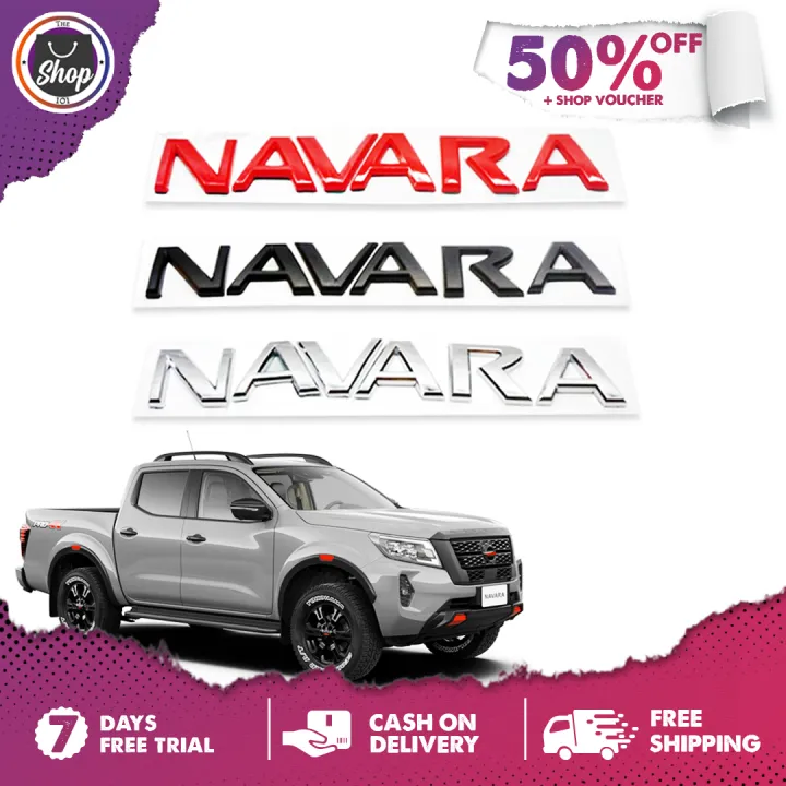 Shop 101 Nissan Navara Hood 3D Emblem Badge Logo | Lazada PH