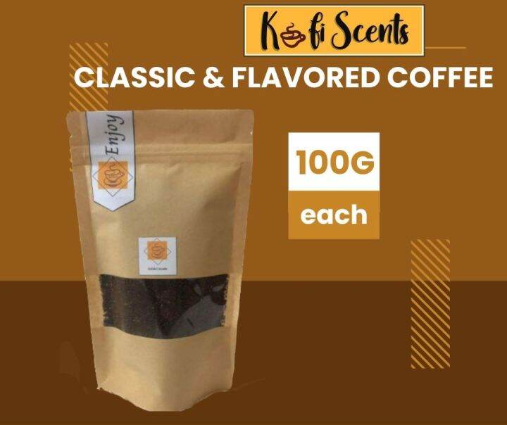Brewed Coffee (Classic and Flavored)- 100g | Lazada PH