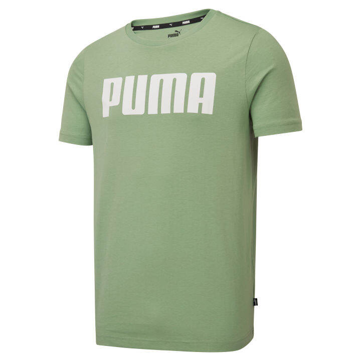 PUMA BASICS - เสื้อยืดผู้ชาย Essentials สีเขียว - APP - 84722308 ...