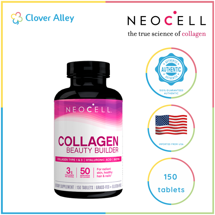 NeoCell Collagen Beauty Builder, for Radiant Skin, Healthy Hair & Nails ...
