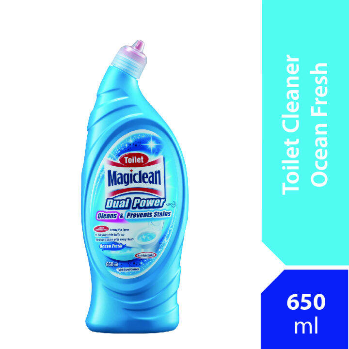 MAGICLEAN Toilet Dual Power Ocean Fresh 650ml | Lazada