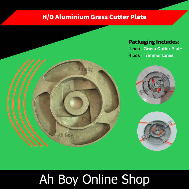 H/D Aluminium Grass Cutter Plate with 4 Trimmer Lines / Grass Trimmer ...