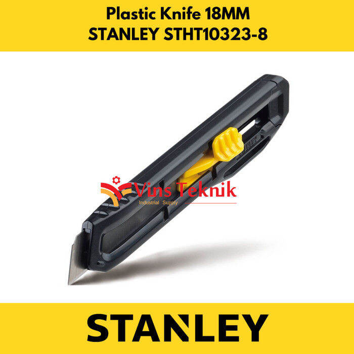 Pisau Cutter Cuter Plastic Knife 18mm STANLEY STHT10323-8 | Lazada ...
