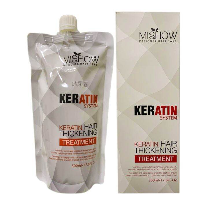 MISHOW KERATIN HAIR THICKENING TREATMENT 500ml | Lazada PH