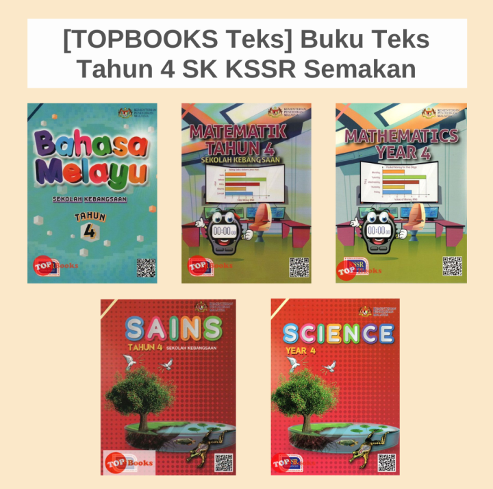[TOPBOOKS Teks] Buku Teks Tahun 4 SK KSSR Semakan | Lazada