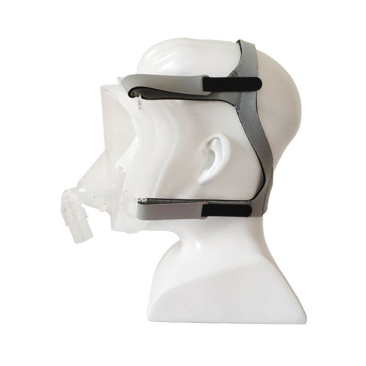 New CPAP Full Face Transparent Mask with Sleep Bandage for Anti Snoring ...