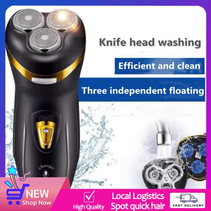 Original PAILIPU 3D Electric Shaver Washable Beard Trimmer Razor Triple ...