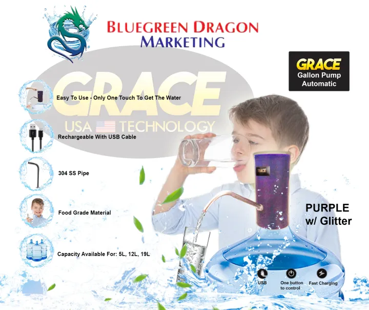 Automatic Pumping Dispenser -PURPLE (GRACE) | Lazada PH