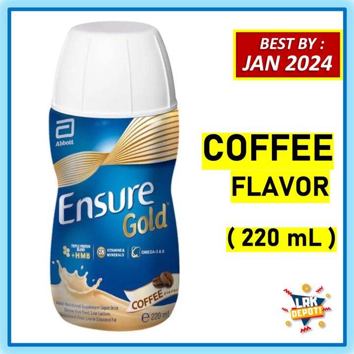 Ensure Gold HMB Coffee (220 mL) Adult Nutritional Ready to Drink Liquid Milk RPB - EXPIRY 01 / ...