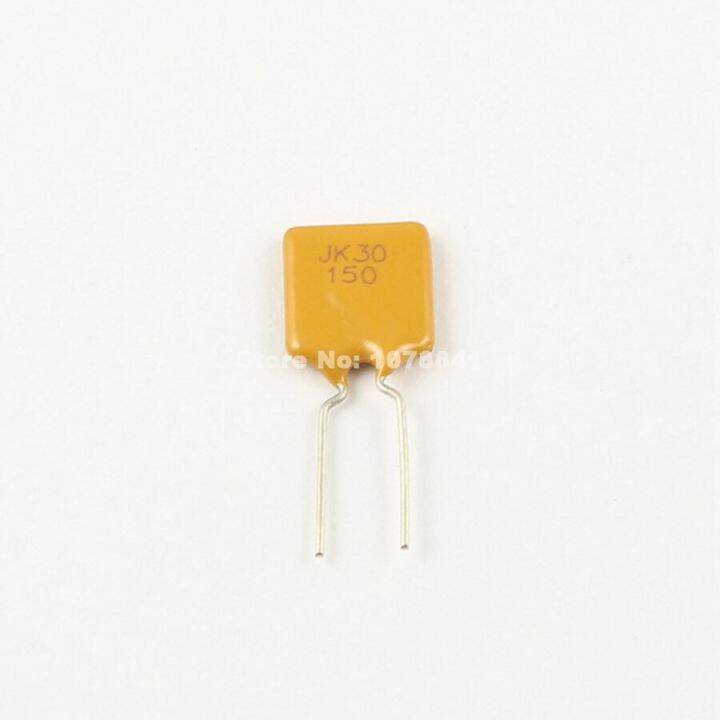 ฟิวส์โพลิเมอร์ PPTC 20ชิ้นต่อล็อตตั้งค่าใหม่ได้ PTC 30V 1.5A JK30-150 ...