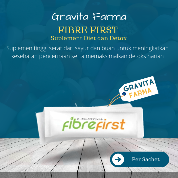 FibreFirst / Fibre First Suplement Kesehatan Pencernaan dan Detox ...