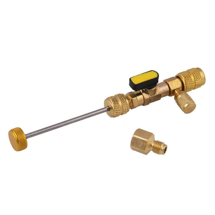HVAC AC Schrader Valve Core Remover Dual Size 1/4" and 5/16" Port ...