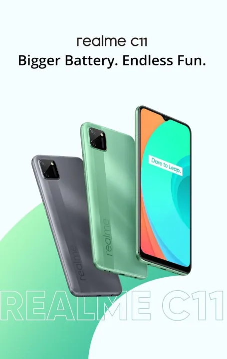 Realme C11 5000mah Massive Battery | 6.5 inch Mini drop Full screen ...