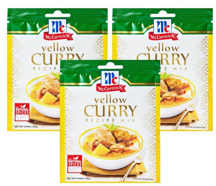 McCormick Yellow Curry Mix 28g - Pack of 3 | Lazada PH