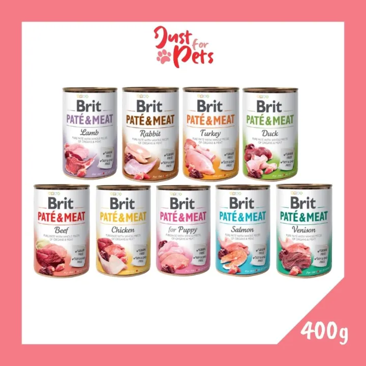 Brit Care Pate & Meat Canned 400g Wet Dog Food x1 [Beef Chicken Duck ...