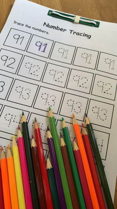 123 Numbers Practice 1-100 Worksheets Activity Passages Preschool Early ...