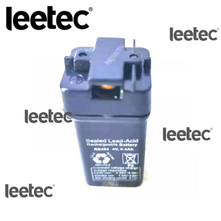 Rechargeable Battery Sealed Lead-Acid 4V 0.4Ah (4 pcs.) LEETEC RB404 ...