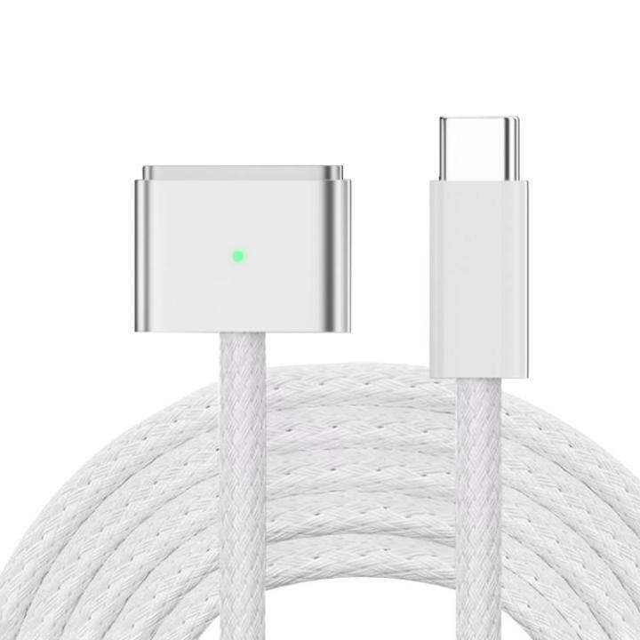 USB C Magnetic Adapter USB C To 2 T-Tip Cable Cord PD 140W Power Fast ...