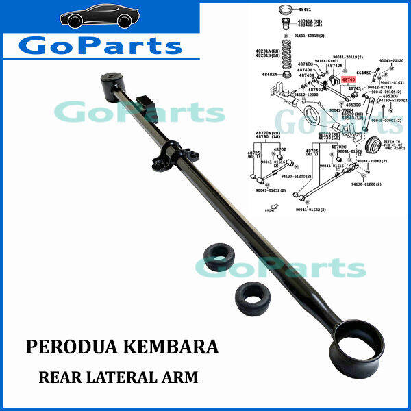 Rear Lateral Arm Long Perodua Kembara J100E J102E J122E | Lazada
