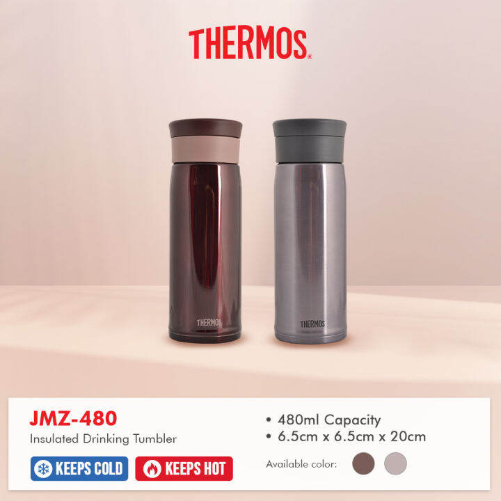 Thermos® Water Bottle JMZ-480 Insulated Drinking Tumbler Hot and Cold 480ml | Lazada PH