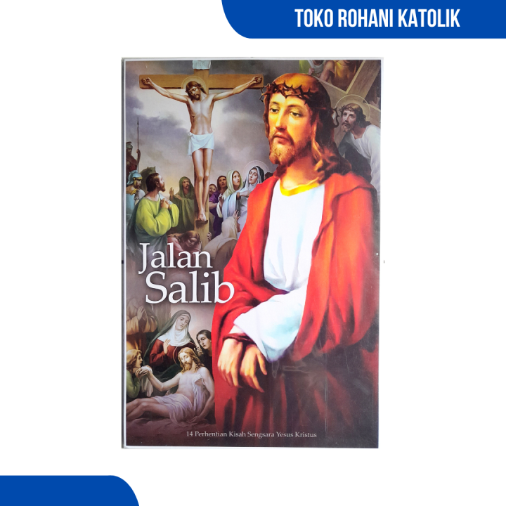 POSTER JALAN SALIB BESAR (48X32CM) / SET POSTER JALAN SALIB KATOLIK ...