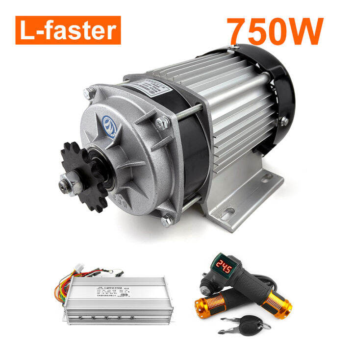 L-faster 2.56N.m Torque 2800RPM 48V 60V 750W Tricycle Brushless Gear DC ...