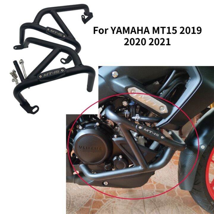 Motorcycle For Yamaha Mt-15 Mt 15 Mt15 2021 Crash Bars Frame slider ...