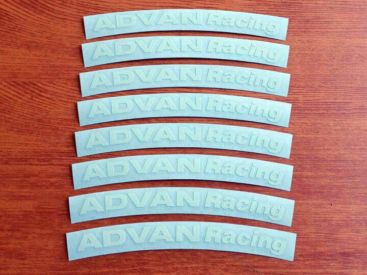Advan Racing RG1 CUSTOM-MADE Wheel Replacement Decal Sticker for 16 ...