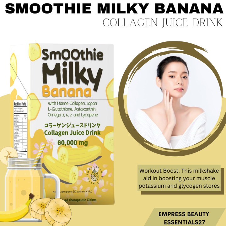 Original & Effective SMOOTHIE MILKY BANANA - Collagen Drink | 60,000 mg ...
