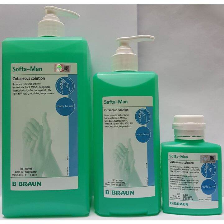 BBRAUN SOFTA-MAN CUTANEOUS SOLUTION 100ML/500ML/1000ML | Lazada