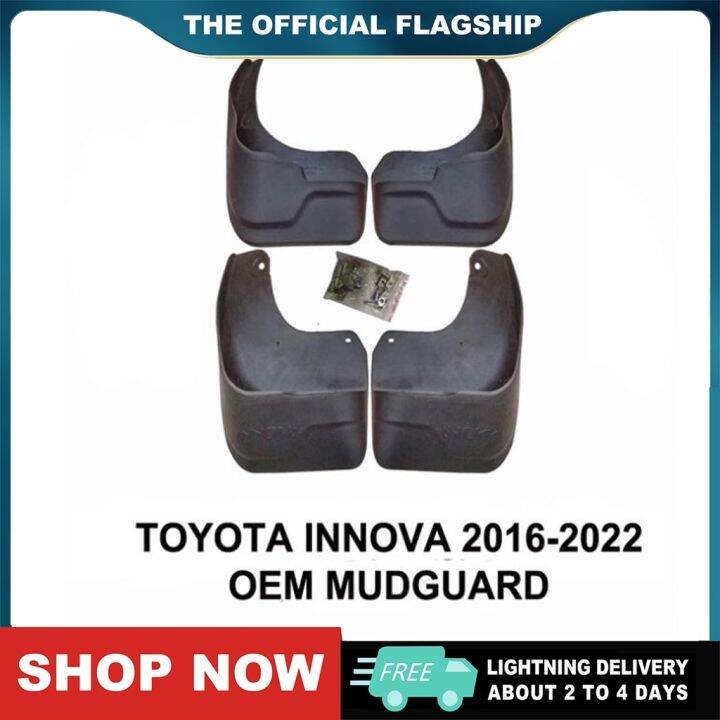 [cod] Toyota Innova 2016 to 2022 OEM Mudguard (Mud guard)2017 2018 2019 ...