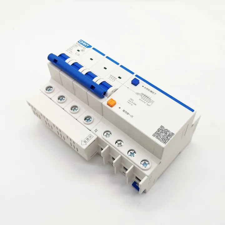 CHINT RCBO NXBLE 32 4P 30mA C10A 16A 20A 25A 32A Residual current Circuit breaker Replace DZ47LE ...