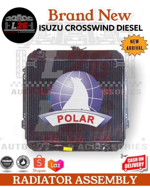 Isuzu Crosswind DSL A/T PA32 2ROW Radiator Assembly (POLAR) | Lazada PH
