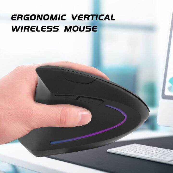 Anker Ergonomic Optical USB Wired Vertical Mouse 1000/1600 DPI 5 ...